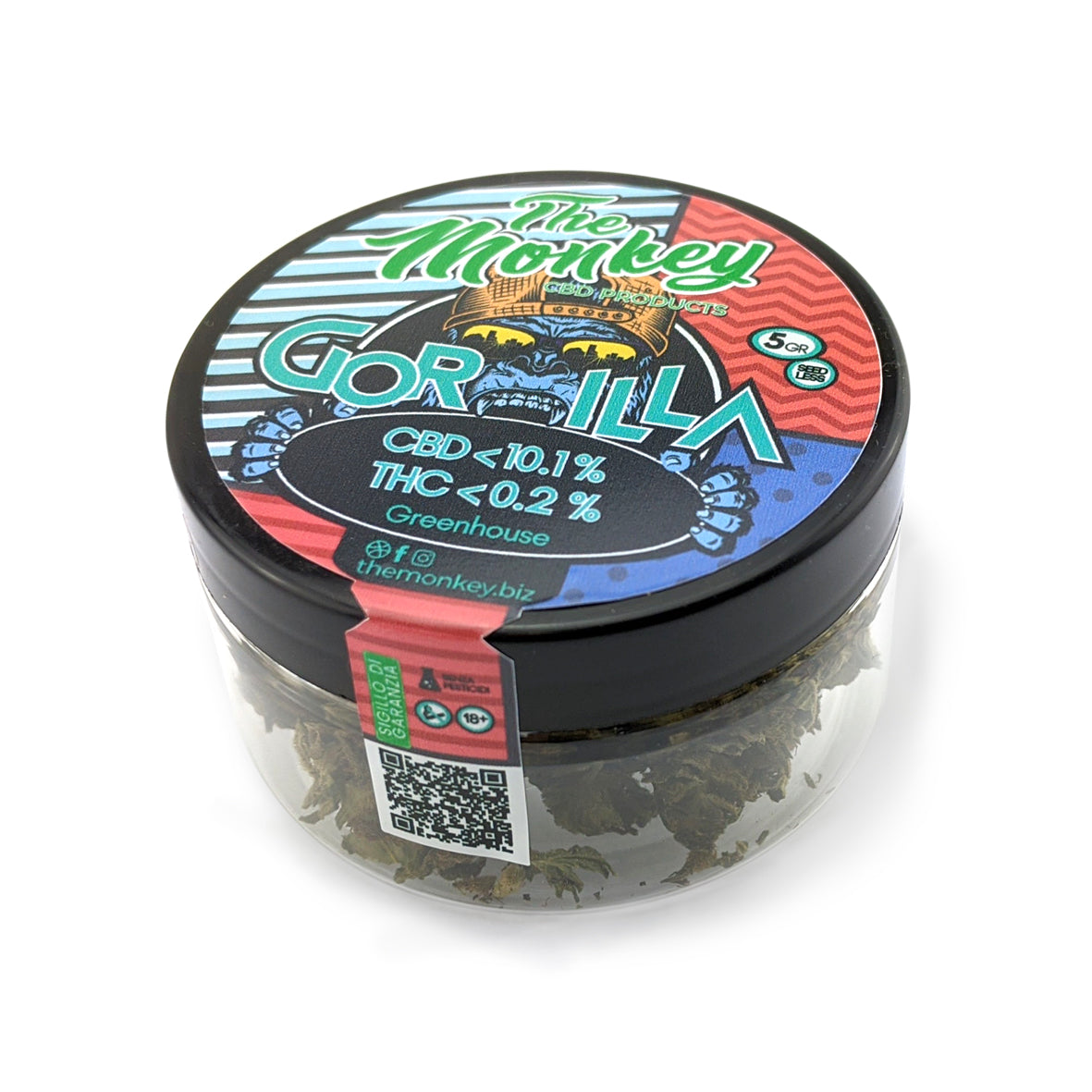 GORILLA 5 GR DI CANNABIS LIGHT - THE MONKEY – hemperdam